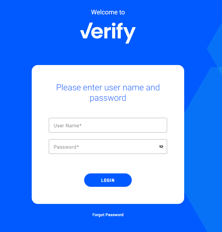 Logging in with Username and Password – Verify by Beaconcure
