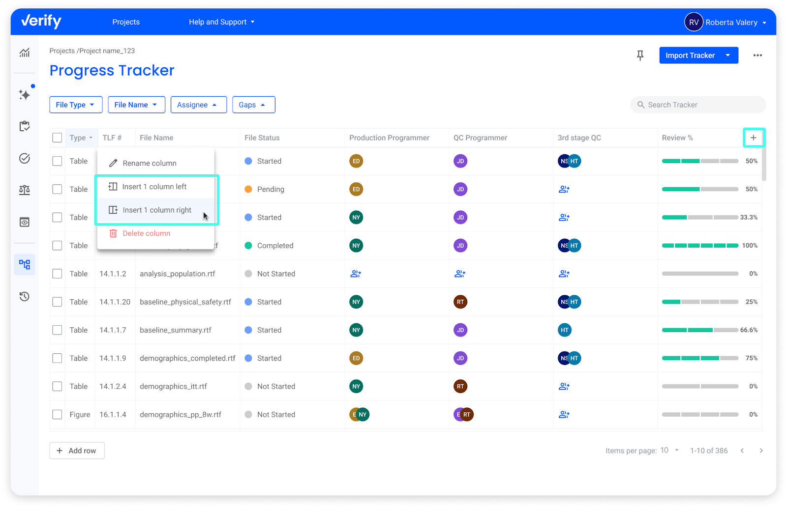 Progress Tracker Page – Verify by Beaconcure